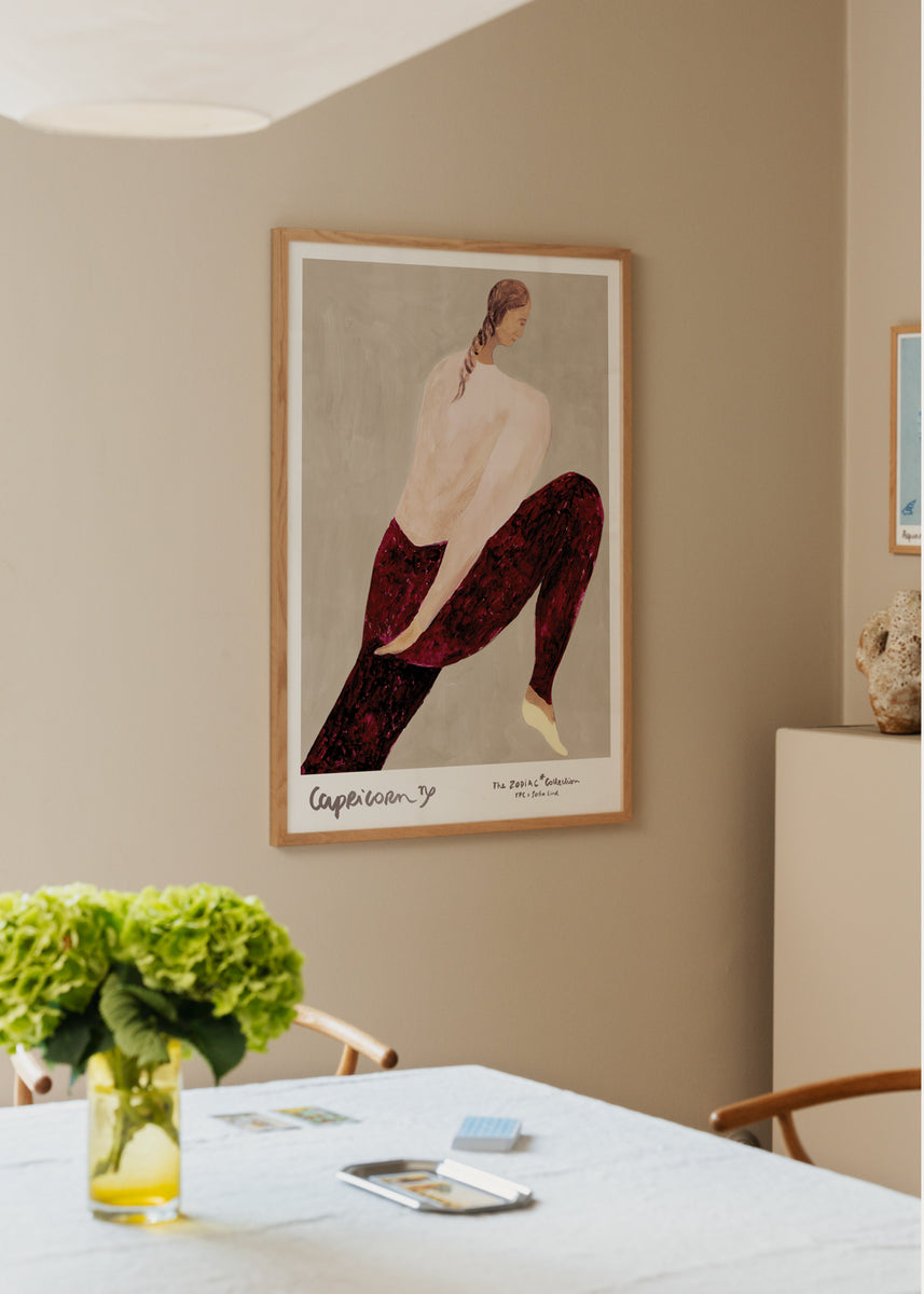 Plagát Blue Lady by Stine Belden Røed – Moikka